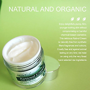 IFUDOIT Retinol Cream for Face, Face Moisturizer with 2.5% Retinol, Hyaluronic Acid, Day and Night Anti-Aging Moisturizing Cream for Women and Men, for All Skin Types