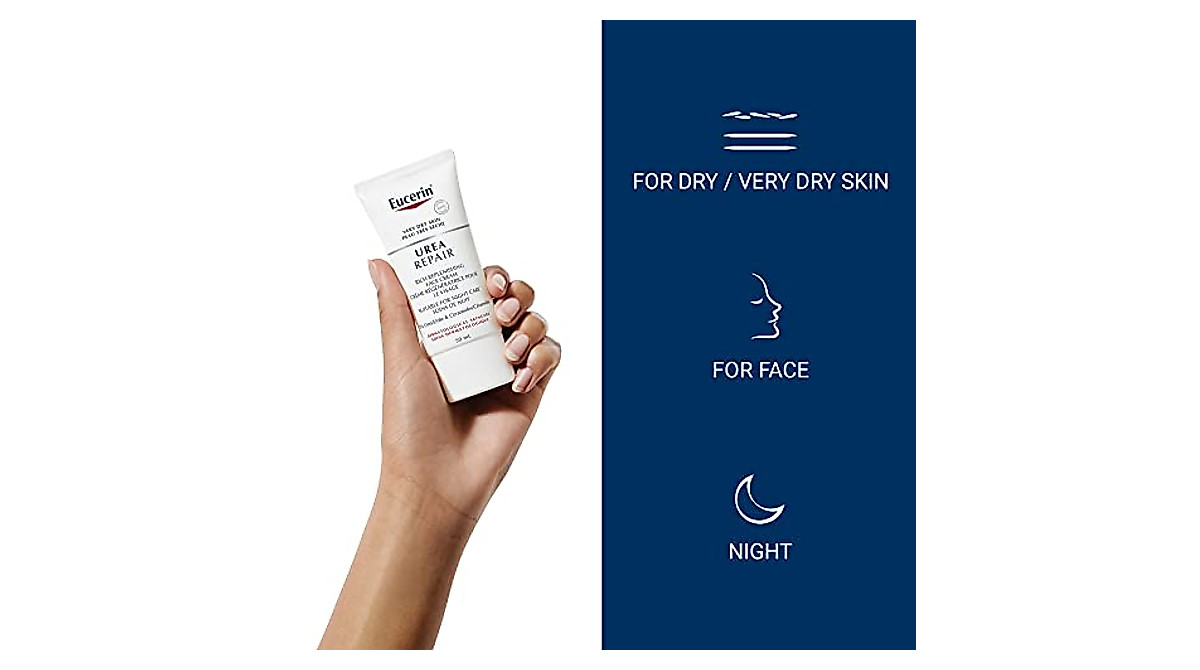 Eucerin 5% Urea Face Cream: Relieve Dry, Sensitive & Itchy Skin