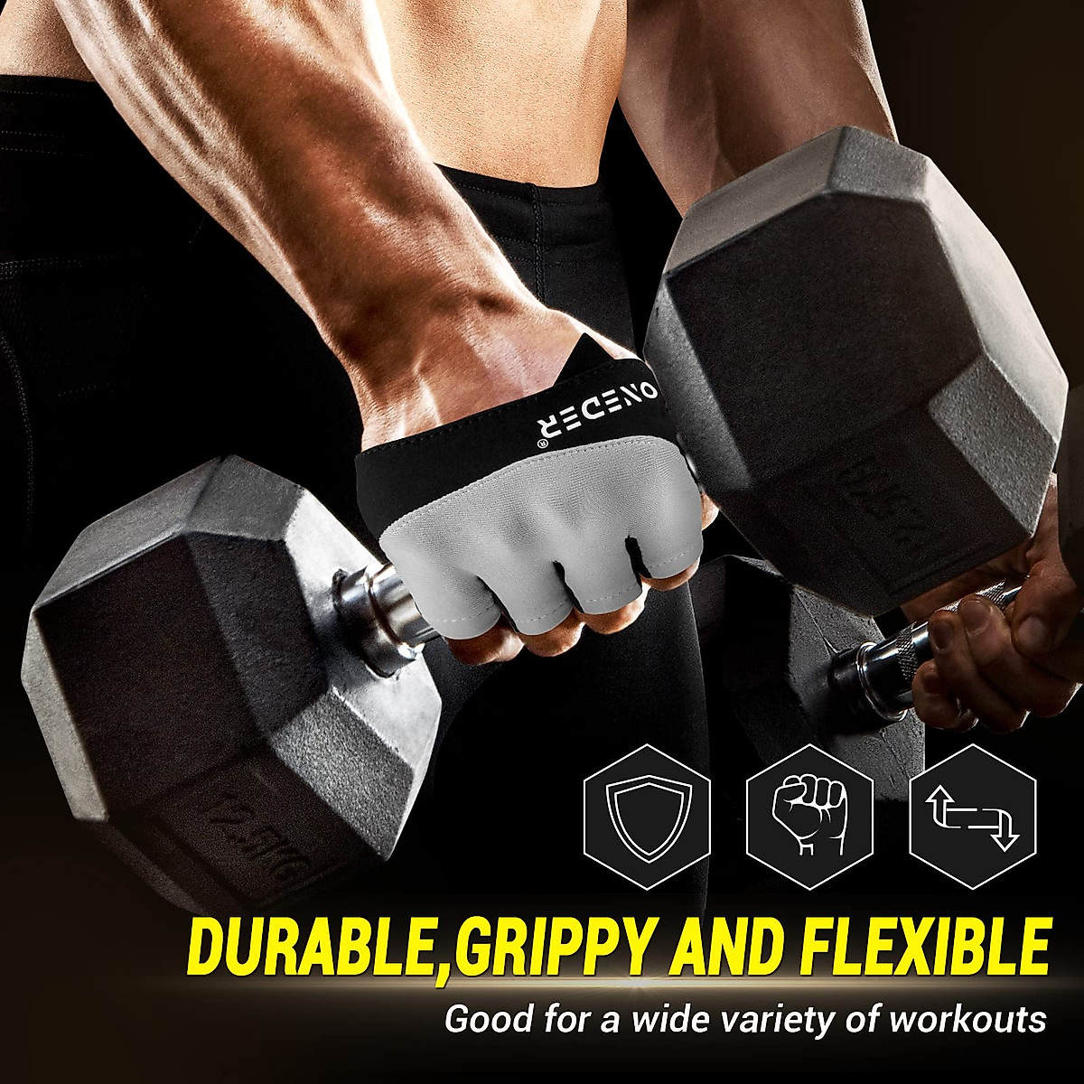 2021 Grip Workout Gloves for Women/Men, 3mm Padding Gym Gloves for Weightlifting, Kettlebell, Pull-Ups, Row, Cross Training, WODs, Yoga and Gymnastics Gloves for Men and Women-NO Calluses