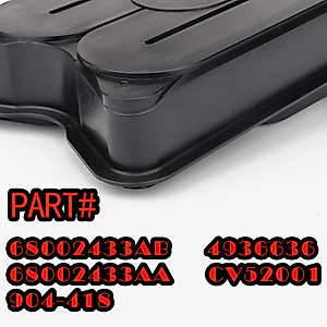 CV52001 Crankcase Filter Breather Element for Dodge Ram 2500 3500 4000 4500 5500 Cummins 6.7L, Freightliner, Blue Bird, Ford F650/750, International Trucks Replaces 904-418 4936636 68002433AC