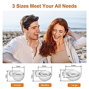 SUPFINE (3 in 1) Airpods Pro Case with Cleaner kit & Replacement Ear Tips, Soft Silicone Protective Cover with Keychain, Cleaning Pen for Airpod Eartips with Noise Reduction Hole (S/M/L) Deep Blue