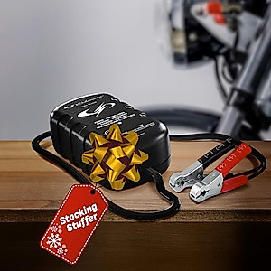 Schumacher Electric Battery Charger and Maintainer, SC1299, 2-in-1, Fully Automatic, 0.8 Amps, 12 Volt, for Motorcycle, Power Sport, Car, and Marine Batteries