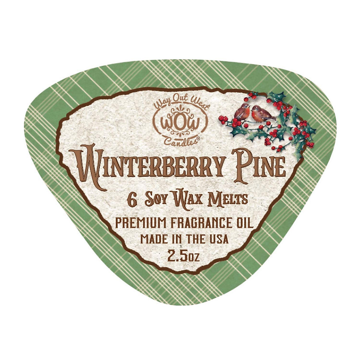 Way Out West Candles Scented Wax Melts for Wax Warmers - Highly Fragrant Air Freshener - 4 Pack Assorted Set of 6 Melt Cubes - Made in USA (4, Hot Apple Cider & Winterberry Pine)