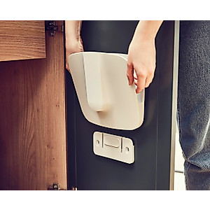 Joseph Joseph CleanStore Wall-Mounted Indoor Dustpan & Brush Set with Dust-Shield Compact Storage, Sweeping Floor Brush with Rubber Pan Edge and Soft Bristles