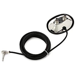 Fender 2-Button Footswitch: Vibrato/Reverb On/off with 1/4-Inch Jack