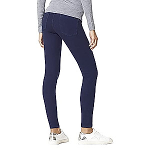 HUE Women's Super Soft Stretch High Rise Denim leggings, No Side Seams