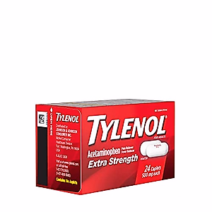 Tylenol Extra Strength Pain Relief - Caplets, 24 ct