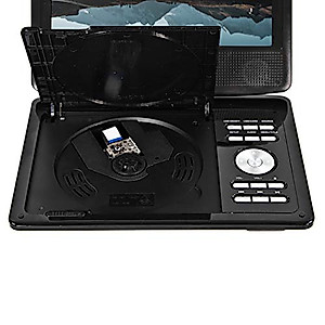 Magnavox MTFT713-BK Portable 9 Inch TFT Swivel Screen DVD/CD Player in Black