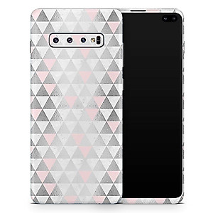 DesignSkinz Karamfila Silver & Pink Marble V13 Protective Vinyl Decal Wrap Skin Cover Compatible with The Samsung Galaxy S20 (Screen Trim & Back Glass Skin)