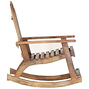 SKM Garden Rocking Chair Solid Reclaimed Wood