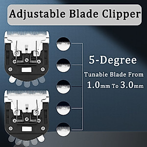 Makevivi 2 PCS Replaceable Ceramic Blades Set Carpet Trimmer, Carpet Trimmer Common Use Clipper Blade, for Carpet Clippers,Tufting Clippers