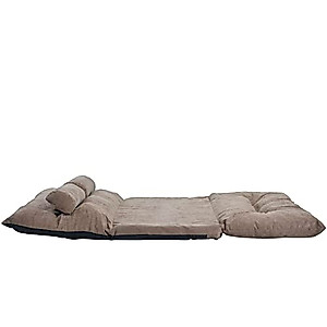 SDQF Sofa Bed Adjustable w/Two Pillows Sofa Sofa Bed Sofas for Living Room Living Room Furniture Floor Sofa Furniture for Living Room Sofa Bed Couch Fold Out Couch Bed