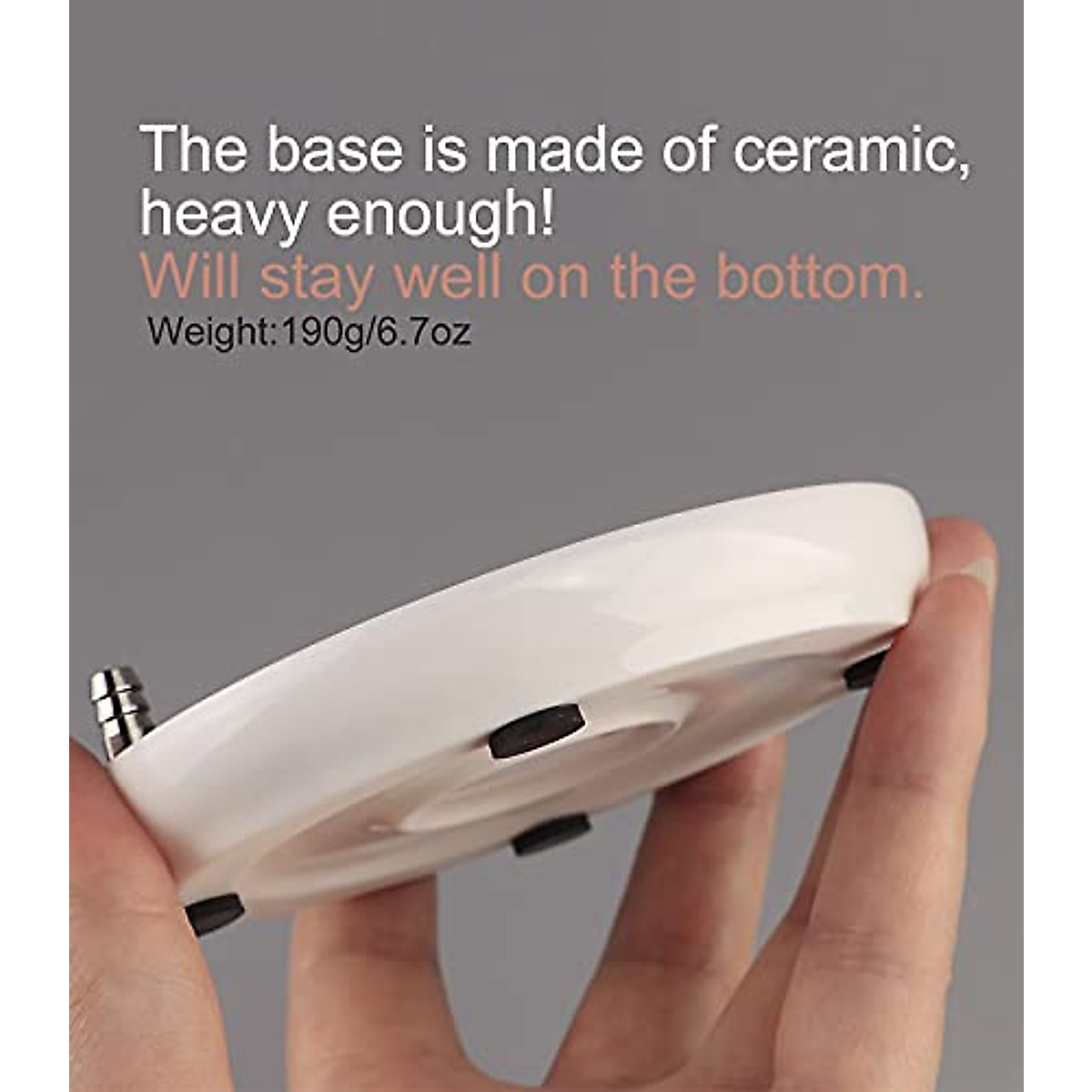 Clscea 4 Inch Air Stone Disc Bubble Diffuser for Aquarium Fish Tank Pump Hydroponics