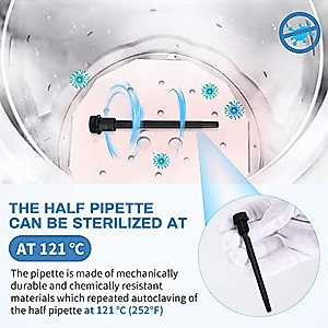 BAOSHISHAN Micropipette Single Channel Adjustable Micro Pipett Lab Pipettor Transfer (10-100ul Including 200 Pipette Tips)