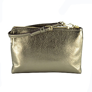Bleecker Metallic Pouch Wristlet 52114