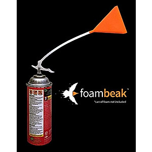 Foambeak Vertical Nozzle For Expanding Foam Insulation | A Spray Foam Insulation Can Nozzle That Widens Insulation Foam Up To 3 Inches. Perfect For Drywall Spray, Foam Spray, Insulation Spray (3 Pack)