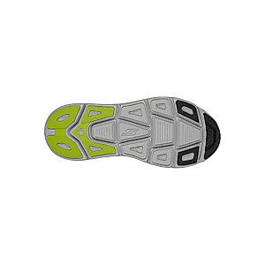 Skechers Men's Road Running Shoe, Black and Lime Textile, 10