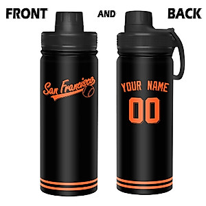 ANTKING San Francisco Tumbler Travel Mug Coffee Cup Custom Name Number for Men Women Youth Gifts