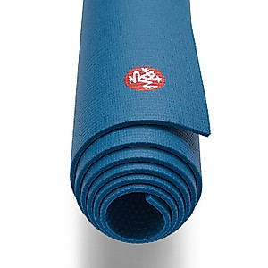 Manduka PRO Yoga Mat – Premium 6mm Thick Mat, Eco Friendly, Oeko-Tex Certified, Free of ALL Chemicals, High Performance Grip, Ultra Dense Cushioning for Support & Stability in Yoga, Pilates, Gym and Any General Fitness - 71 inches, Maldive