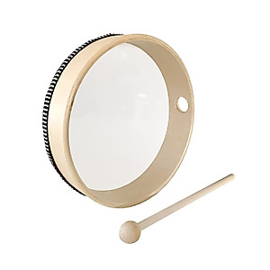 MIFS Hand Drum Kids Percussion Wood Frame Drum (8 inch)