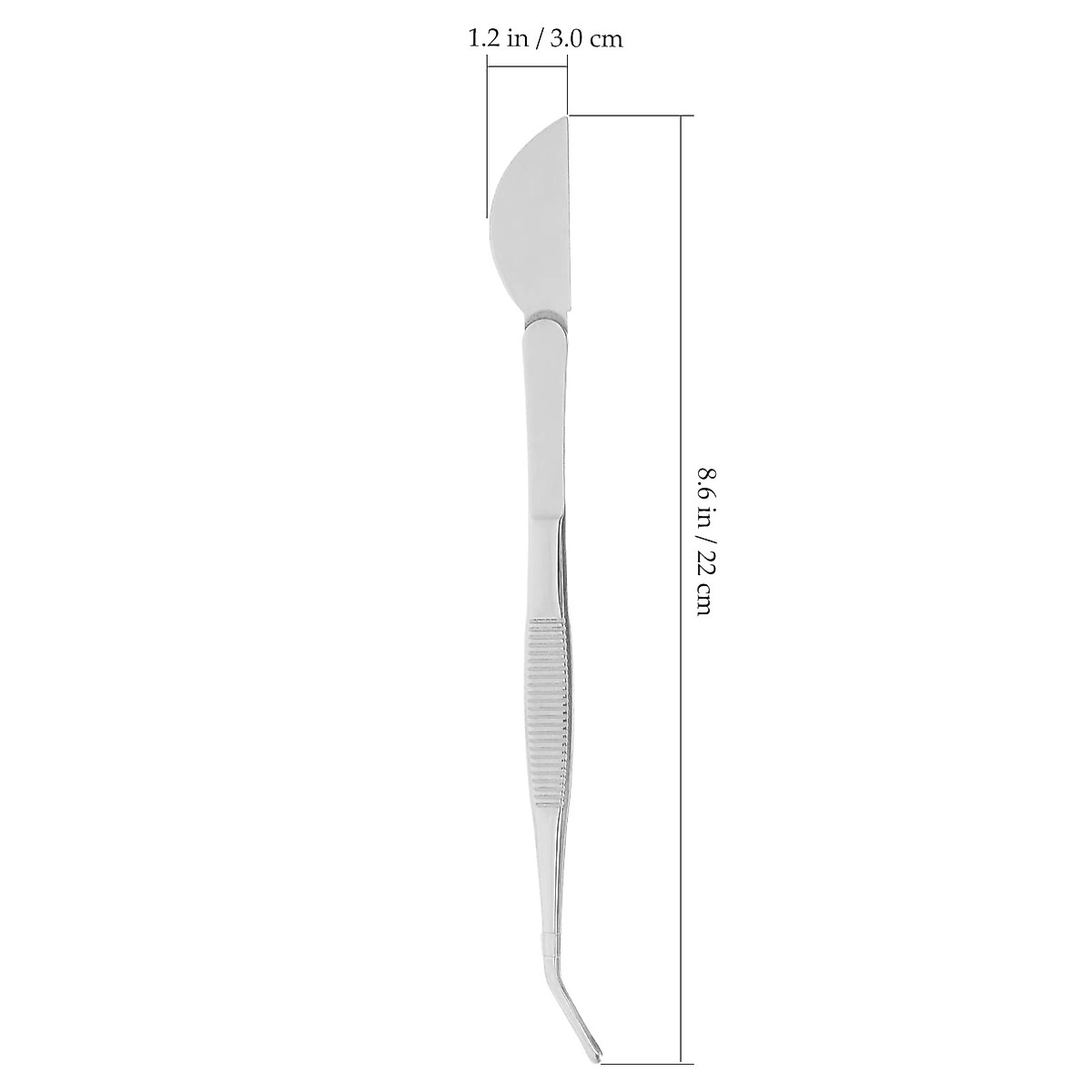 DOITOOL 1 Set Bonsai Tweezers Plating Tweezers Mini Plant Rake Tweezers for Crafts Bonsai Tools Crafts Tweezers Bonsai Tree Tweezers Angled Potted Plant Stainless Steel Moss