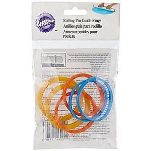 Wilton Fondant 20-Inch Rolling Pin Guide Rings