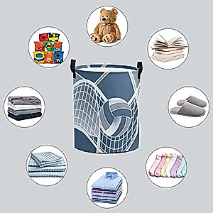 Personalized Watercolor Fantasy Floral Swan Waterproof Laundry Basket Handles Collapsible Hamper Storage Basket for Office Bathroom