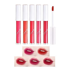 JDEFEG Makeup Mat Liquid Lipstick Lip Plumper Makeup Kit Long Lasting Velvet Lip Gloss Pigmented Lip Makeup Gift For Girls And Women 3Ml Sexy Lip Scrub(I)
