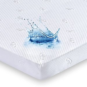 Bubble bear Noiseless and Waterproof Crib Mattress Protector, Super Skin-Friendly,Quilted Fitted Crib Mattress Sheet, Extra Soft Toddler Mattress Cover 52x28-fits up to 8.6"