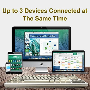 SHOWKINGS 75% Mechanical Keyboard, BT5.0/2.4G/USB-C Hot Swappable Gaming Keyboard with 87 Keys Programmable Buttons for Windows and Mac OS Systems-Customized Sea Air Switch(Grey-White)