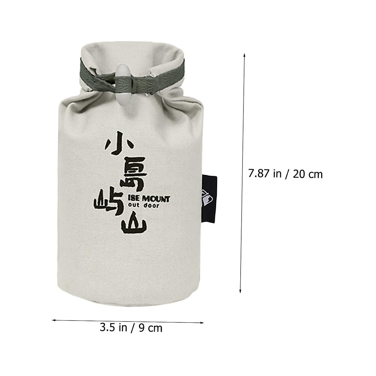 FRCOLOR camping grain rice bag drawstring rice bag rice holder bag camping rice bag cotton bread bags picnic food bag skin care containers leakproof rice holder portable camping bag canvas