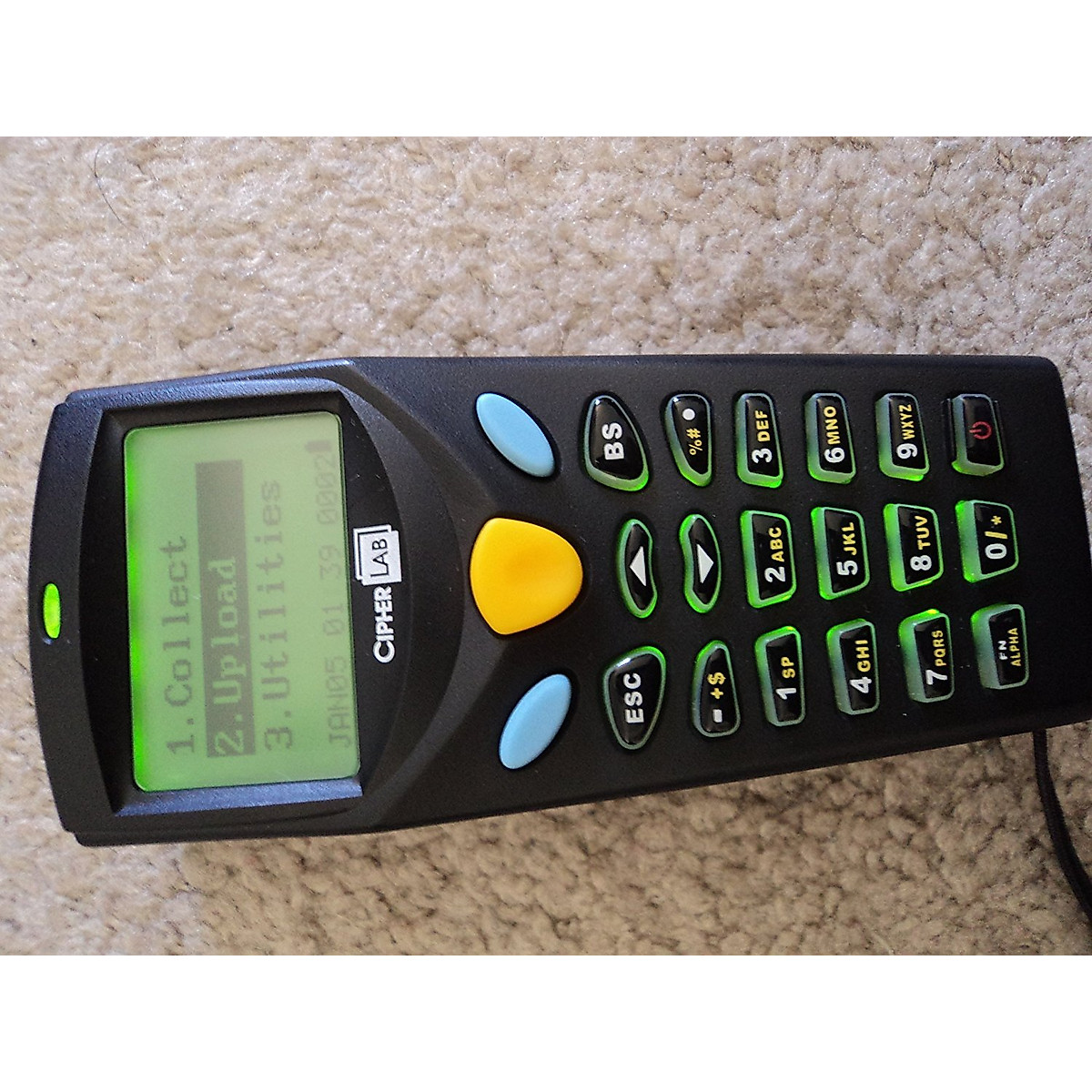 CipherLab A8000RSC00002 8000 Series Pocket-Size Mobile Computer, Batch, 2 MB SRAM, Disposable AAA, USB Cradle, Linear Imager, Replaces T8000RSC00002