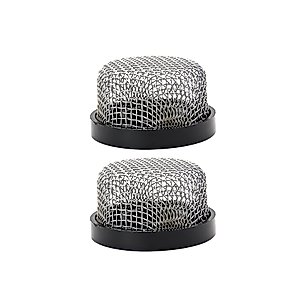 YESHINDA 2 Pack of Stainless Steel Mesh Strainer 3/4"- 14, Aerator Screen Strainer Stainless Compatible for Livewell Pump and Baitwell