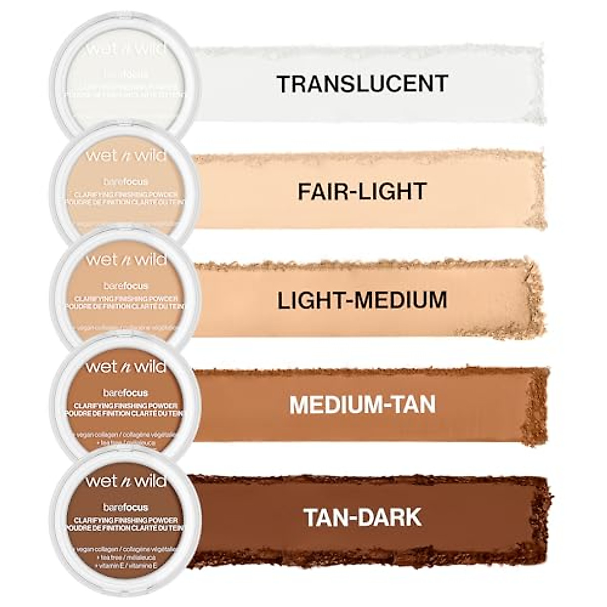 wet n wild Bare Focus Clarifying Finishing Powder | Matte | Pressed Setting Powder Light-Medium