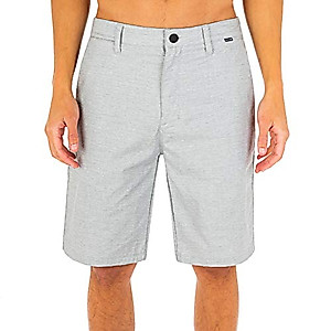 Hurley Men's H2O-Dri Breathe 21" Walkshort, Wolf Grey, 32