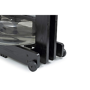 WaterRower Club All Black Rowing Machine in Ash Wood with S4 Monitor