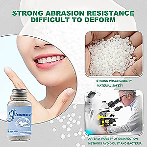 TUNKENCE FalseTeeth Kit Glue Tooth and Solid Gaps Teeth Denture Temporary Adhesive Home Textile Storage Moving Organizer