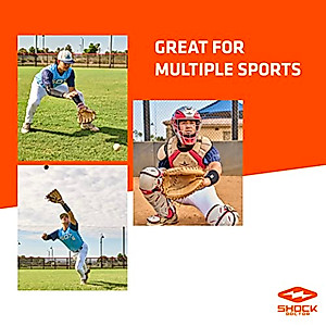 Shock Doctor Compression Shorts with Protective Bio-Flex Cup, Moisture Wicking Vented Protection, Youth & Adult Sizes Black