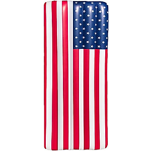 Inflatable American Flag Pool Float Patriotic US Stars & Stripes for Summer 4th of July Parties. Great Gift Idea!