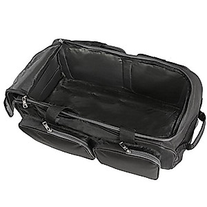 Fila 26" Lightweight Rolling Duffel Bag, Black, One Size