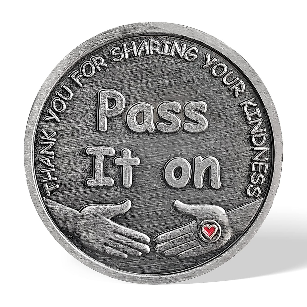 5 Pcs Rainbow Kindness Token Appreciation Coin Pass It on Gift