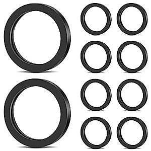 AITRIP 10 Pieces Replacement Gas Gaskets Gas Can Spout Gaskets Fuel Washer Seals Rubber Fuel Can Spout Seals Compatible with Most Gas Can Spout