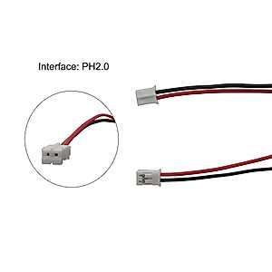 NC 6PCS for Microbit 3V AAA Battery Holder Case Cover Storage Box with ON/Off Switch PH2.0 JST Connector Male 5.5inch Cable Wire Leads for BBC Micro:bit