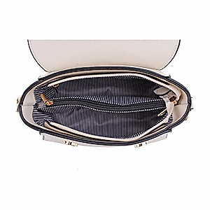 SG SUGU Mini Convertible Top Handle Satchel Bag Fashion Crossbody Backpack Purse|Off White