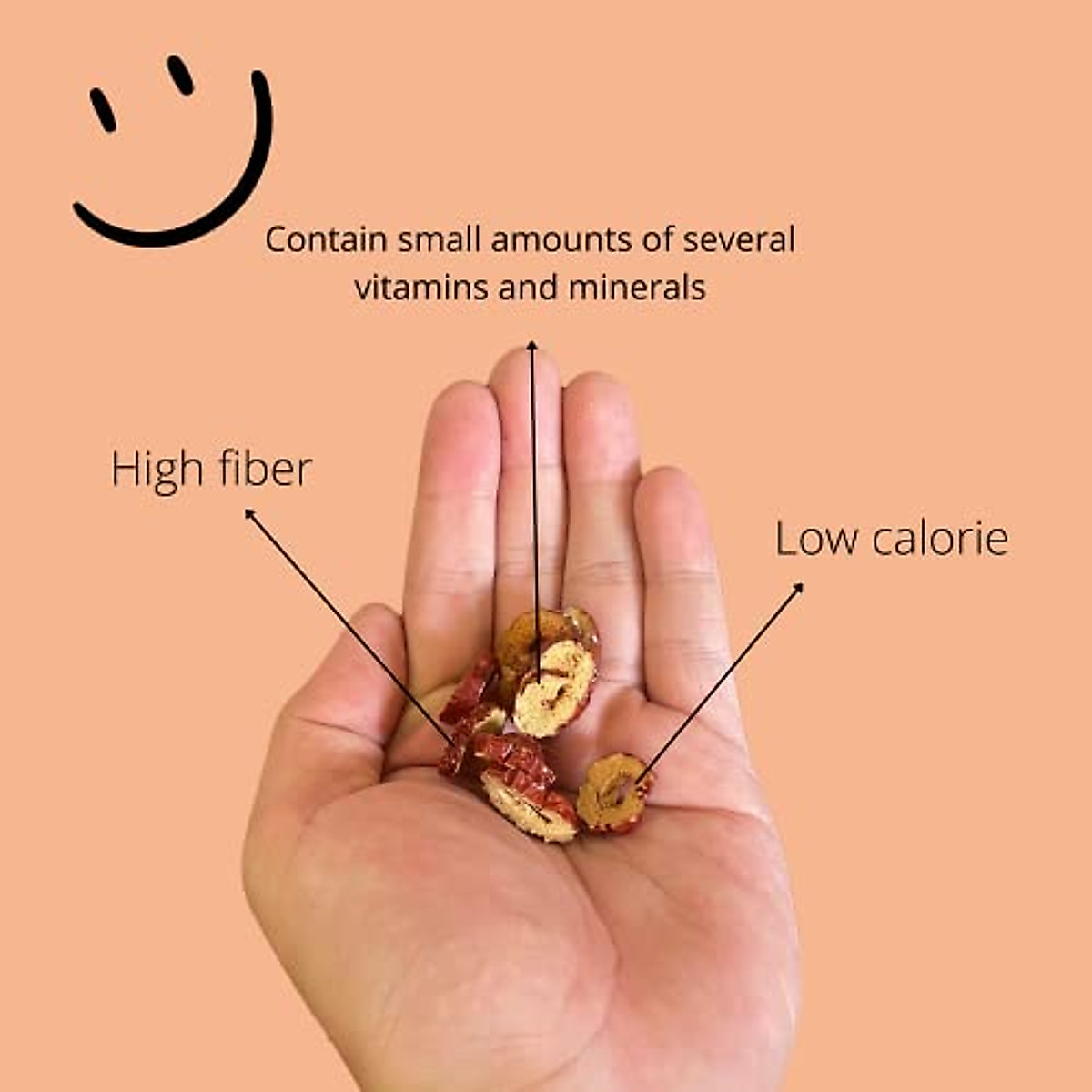 PETIVORE Premium Dried Jujubes for Sugar Glider and Small Exotic Pet - Happy Treats, Snacks and Food (20g)