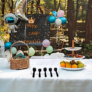 Acrylic Utensil Dispenser Cutlery Organizer 5 Compartment Plastic Silverware Holder Utensil Display Holder Caddy for Chopsticks Knife Spoon and Fork Cutlery Storage for Kitchen Restaurant CounterTop