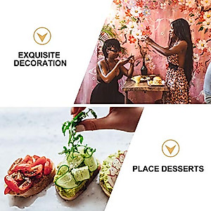 Sushi Making Wooden Sushi Serving Tray Rotating Steps Stairs Meat Plate Charcuterie Platter Bread Meat Fruit Display Decorative Serving Trays Wooden Server 28. 5X23X9CM Sushi Serving Tray