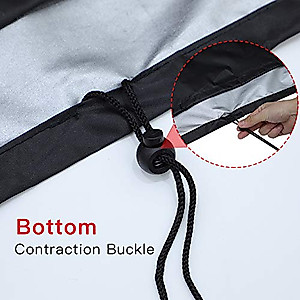 Gas Grill Cover, 65 inch BBQ Grill Cover Durable, Waterproof Large Grill Covers Outdoor, All Weather & UV-Resistant Barbecue Cover for Most Weber, Brinkmann, Charbroil, Holland, Jenn Air, Nexgrill