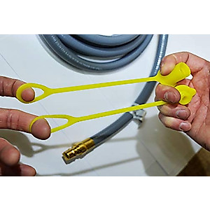 AuPro 3/8 Gas Port Plug and Dust Cap 3/8" Quick Disconnect Connect Propane Natural LP