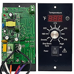 Replacement for Traeger Digital Controller kit, Compatible with Traeger Pellet Wood Pellet Grills, with 7" RTD Temperature Sensor and Igniter Hot Rod Kit